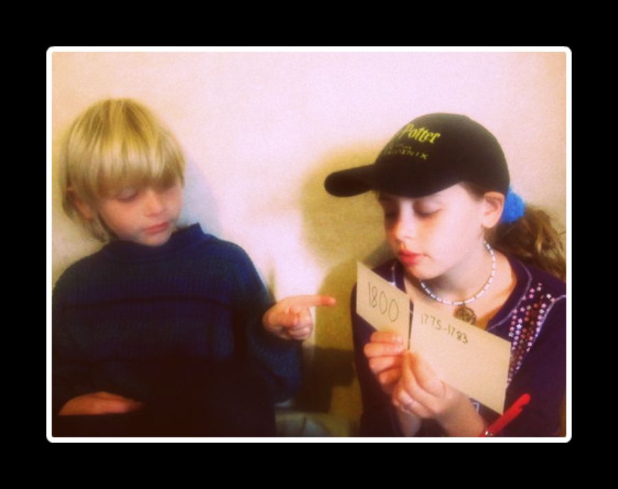 Kids can learn history through DIY timeline game - A Magical Homeschool