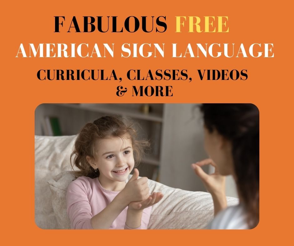 Fabulous Free American Sign Language Curriculum Classes More A 